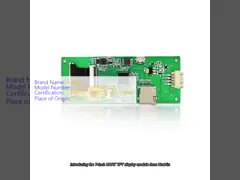 Pantalla de puerto serie de 3.4 pulgadas 412x960 Interfaz Uart 300c/D Brillo