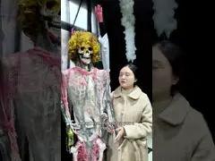 Animatronic Electric Ghost Haunted House Props Halloween Zombie For Theme Park