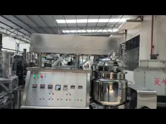 Automatic Vacuum Homogenizer Machine Frame Type Scraper Blender For Skin Care Body Lotion
