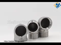 BSPT, BSPP, NPT, R/RP, PT, etc. Stainless Steel Screwed Pipe Fittings  Female Thread Elbow