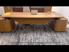 China Modern L Shaped Office Computer Desk Executive Corner Office Desk for sale