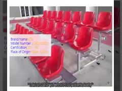 Football Stadium Sport Fixed Seating Plastic Grandstand Sports Bleacher