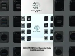 Connettore montato su pannello all'aperto interno femminile maschio Ip65 connettore a cavo idraulico