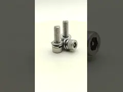 China Non-standard A4-80 Triple Security Cap Screws For Public Infrastructure Black Oxide Finish Hex Socket Guanbiao Hardware for sale