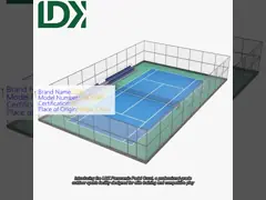 Panoramic Padel Court Outdoor Padel Sports Equipment Professional Platform Tennis Field