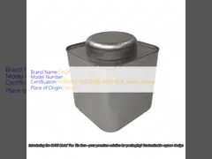 DADI 금속 차 틴 박스 사용자 정의 광장 빈 차 틴 박스 OEM 인쇄 지원