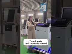 Unmanned hotel self service check in machine