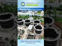 China Safeguarding the Lifeblood of Industry: Center Enamel's Enamel Coated Steel Tanks for Liquid Storage and Crude Oil for sale