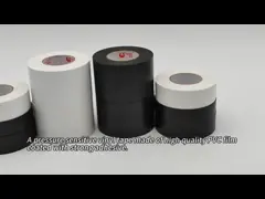 China Non Adhesive PVC Pipe Wrapping Tape , Air Conditioner Wrapping Tape 0.13mm for sale