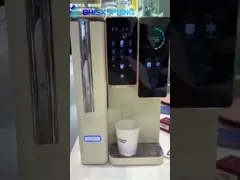 China Compact Countertop Water Dispenser with Ice Maker Instant Hot Cold Drinks for sale