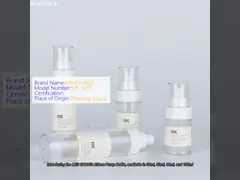 30ml 50ml 80ml 100ml Lotion Airless Bottle with Pump Sprayer and Carton Box Packaging