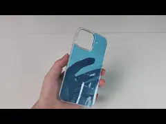 Custodia per telefono a sublimazione 3D trasparente e rivestita Blank PC per iPhone