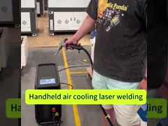 Air cooling small laser welder