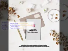 A5 Personalized Notebook in Monochrome Color Scheme for Productivity and Organization