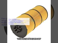 Heavy-Duty Oil Filter for Construction Machinery for Parts Replacement A4731800109 CF17511 HU12001Z SO7238 SO4666 P7505 P551005