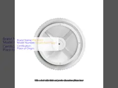 China KNOKOO Replacement Smoke Pipe Plug for Laser Fume Extractor | Round White Connector Seal for sale