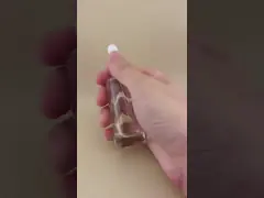 Delicate Design Clear Smooth Small Square Dropper Bottle for Essence