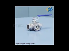 ASTM BS DIN ISO JIS Stainless Steel Ball Valve TEE Ball Valve OEM, ODM, OBM