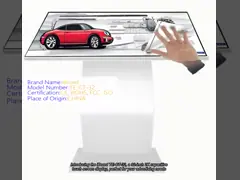 Sistema LCD táctil opcional Quiosco señalización digital 2k 4k Pared montada 27 32 43 pulgadas Opcional para uso en el centro comercial Centro de negocios escenario de eventos