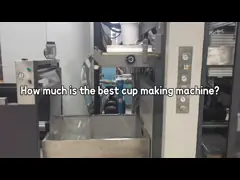 China 380V Plastic Cup Making Machine Multi Purpose Disposable Cup Plate Making Machine for sale