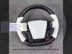 T-o-yota R-eiz leather carbon fiber steering wheel modification