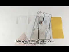 Custodia protettiva personalizzabile in vetro TPU 2D per sublimazione per Galaxy S25