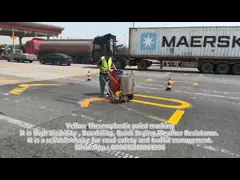 China Thermoplastic Road Marking Paint White Yellow 25kg Bag for sale