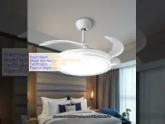 China wholesale   Contemporary Ceiling Light With Fan For Home Or Villa Metal Iron Copper For Ambient Lighting for sale