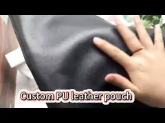 Leather Drawstring bag