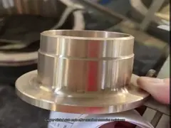 중국 2.5 밀리미터 구리 니켈 토막 종단 피팅 DIN EN1092-1은 35 DN150 UNS C70600 파이프 피팅스를 타이핑합니다 판매용