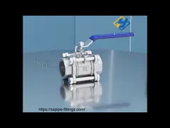 Cina Valvola a sfera di saldatura a poppa in acciaio inossidabile 304 316 in vendita