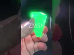 ​​Lab-Grown Fancy Colored Sapphire Rough in Green for Jewelry Applications​​