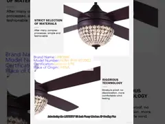 China wholesale  52 Inch Fancy Modern Air Cooling Fan Crystal Lamp Fan ORB Ceiling Fan Light With 4 Plywood Blades Remote Control for sale