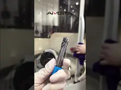 Высокая стабильность охлаждающего вещества через карбидное сверло с плоским дном для обработки слепых отверстий