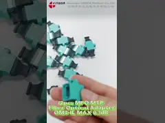 MPO адаптер OM3 MM Сниженная потеря быстрый оптический адаптер Auqa Для системы стыковки ЦОД