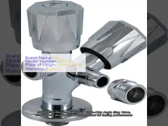 China Bathroom Three-Way Angle Stop Valve With Modern Design And Durable 304 Stainless Steel for sale
