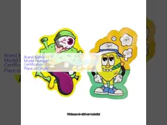 Die Cut 3.5g Plastic Bag Glossy Zipper Mylar For Gummy Herb Candy Packaging Smell Proof Glossy Surface