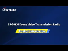 CD15Pro COFDM HD Πομπός για UAV & Drone Σύνδεση Βίντεο/Δεδομένων Μεγάλης Εμβέλειας