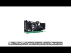 China JW-KOFO 200kw 250kva Open Frame Diesel Generator with Auto Start Three Phase Silent Type for sale