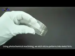 Malla metálica de alta precisión para detector de humo con servicio de grabado químico