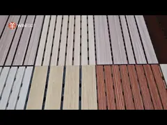 Sustainable Fireproof Grooved Acoustic Panels for Clearer, Quieter Spaces