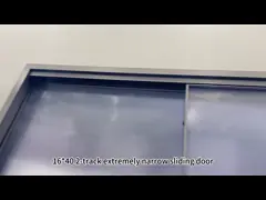 Aluminum alloy extremely narrow sliding door