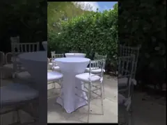 China Spandex Cocktail Table Covers Fitted Stretch Square Corners Cocktail Table Tablecloth for sale
