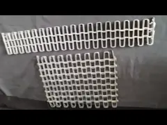 Food Grade Wire Mesh Conveyor Belt / Honeycomb Flat Strip Belt