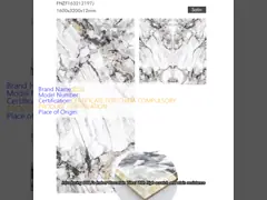 High Scratch Resistance and High Durability Indoor Porcelain Tiles with Polished Surface