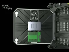 China 14bits Led Display Cabinet Module Panel 640*480mm for sale