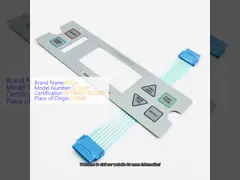 China Customized PET Membrane Switch For Industrial Equipment Screen Printed Upper And Lower Circuits for sale