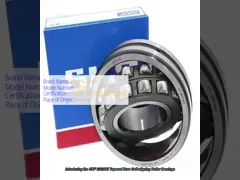 Skf 22208E テーパー穴自動調心ころ軸受 高度な自動調心能力とスムーズな動作 Cor 7.4kN