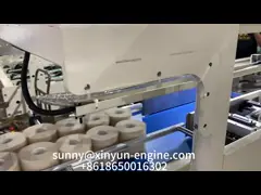 PLC Full Automatic Tissue Toilet Roll Packing Machine 18bags/min