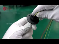 Anello collettore conduttivo a 6 vie 2A OD 22mm con flangia per rotatore pan/tilt